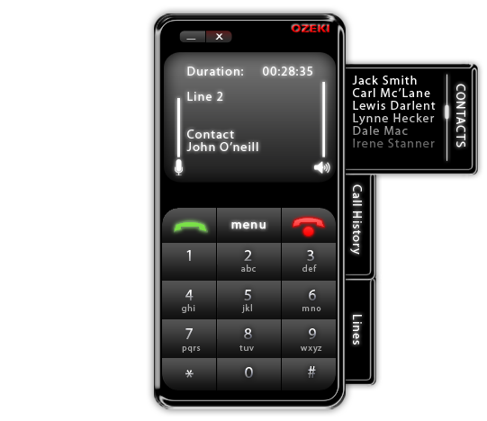 Customize the features and GUI of your softphone - OZEKI
